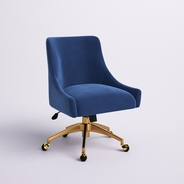 Etta Avenue Crete Velvet Task Chair Reviews Wayfair Canada